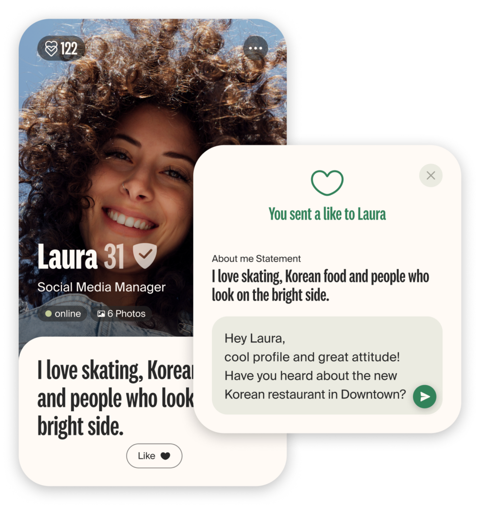 Your free dating site for authentic connections